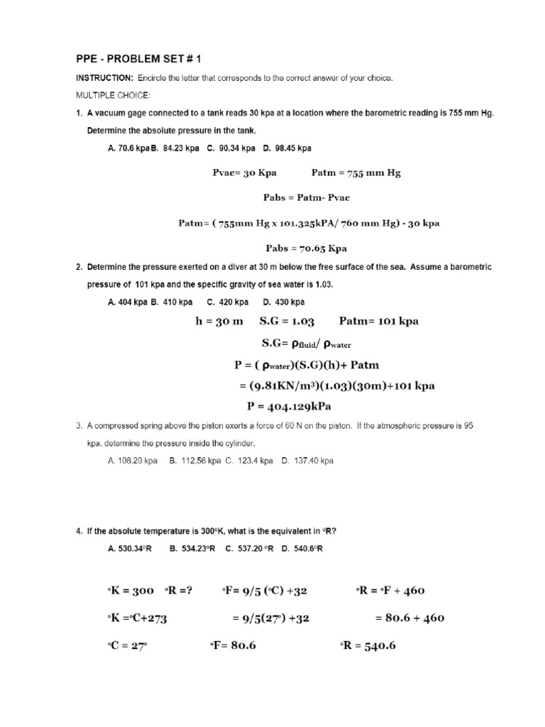 PPE Problem Set 1 | PDF