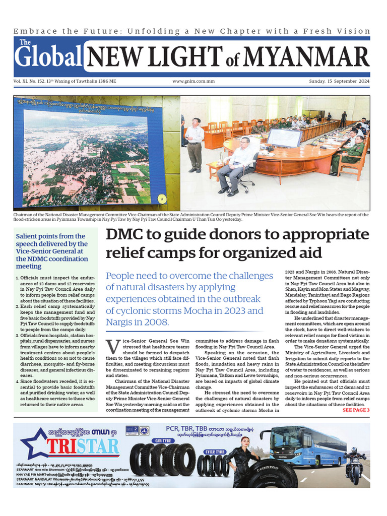 The Global New Light of Myanmar | PDF