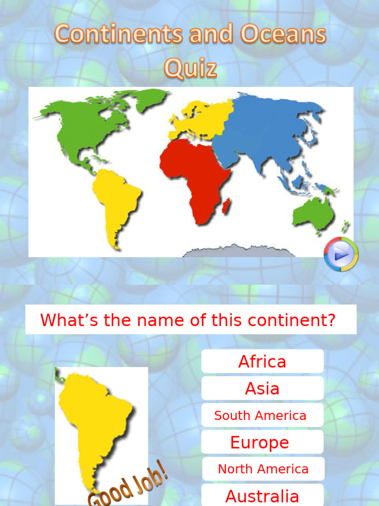 Continents and Oceans | PDF