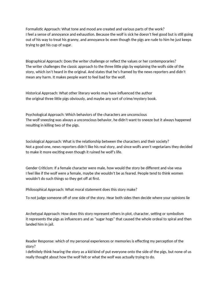 Formalistic Approach | PDF