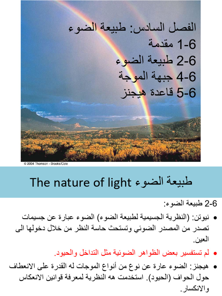 Chapter 06 Nature of Light | PDF