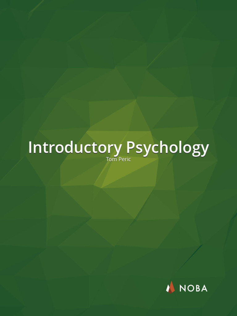 Introductory Psychology Textbook | PDF