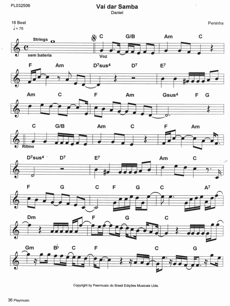 Vai Dar Samba - Daniel | PDF
