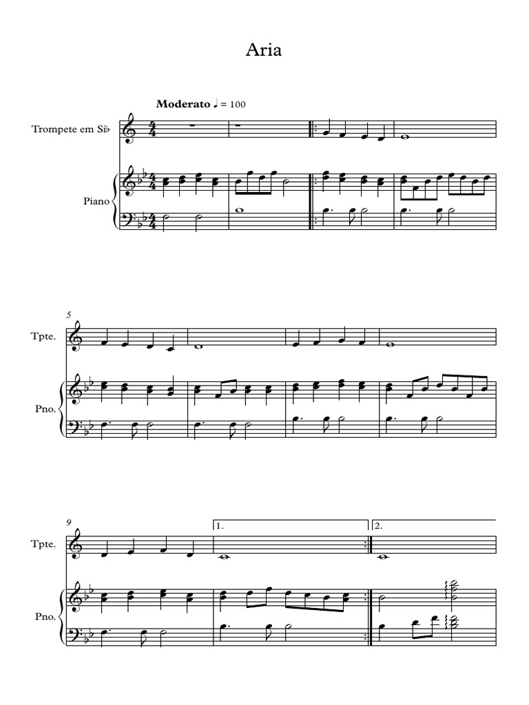 12 - Aria - Partitura completa | PDF