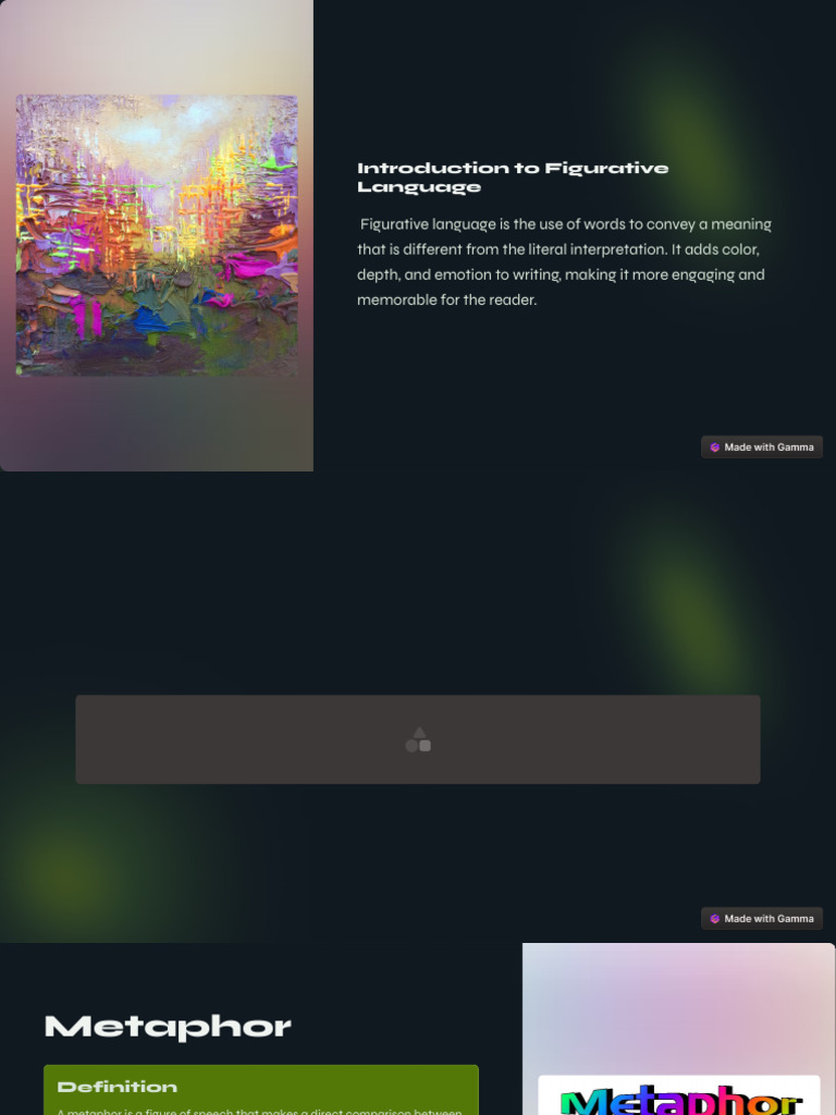 Introduction to Figurative Language | PDF