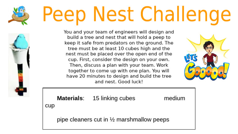 Peep Nest Challenge | PDF