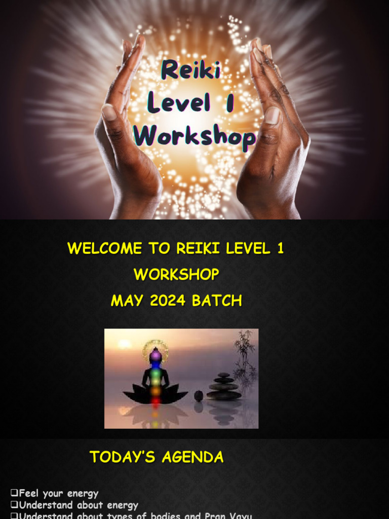 Reiki Level 1 Workshop Slides | PDF