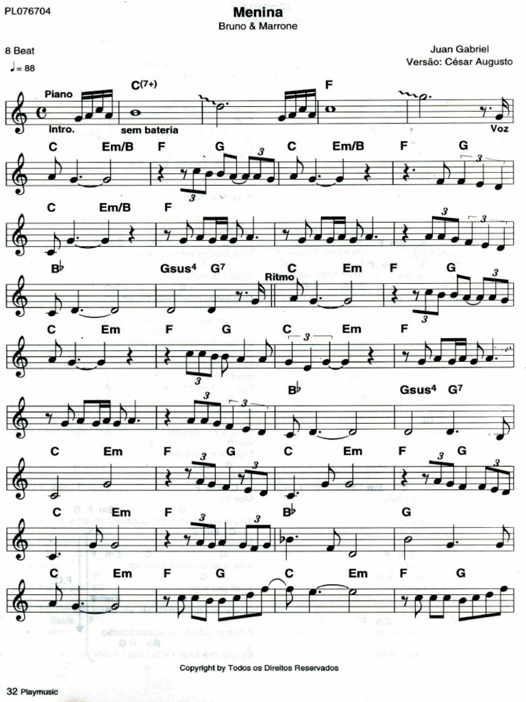 Menina - Bruno e Marrone | PDF