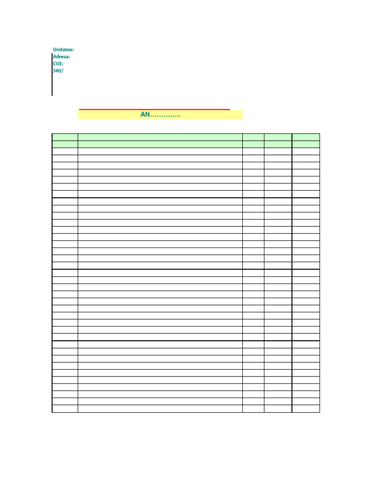 Registru NUMERE | PDF
