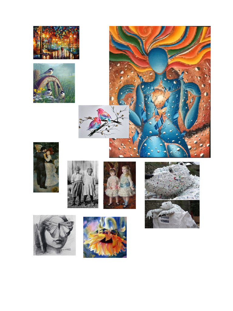 Collage Sobre Obras Artísticas - Unidad 3 | PDF