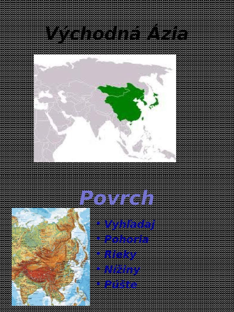 Východná Ázia - Prezentácia | PDF