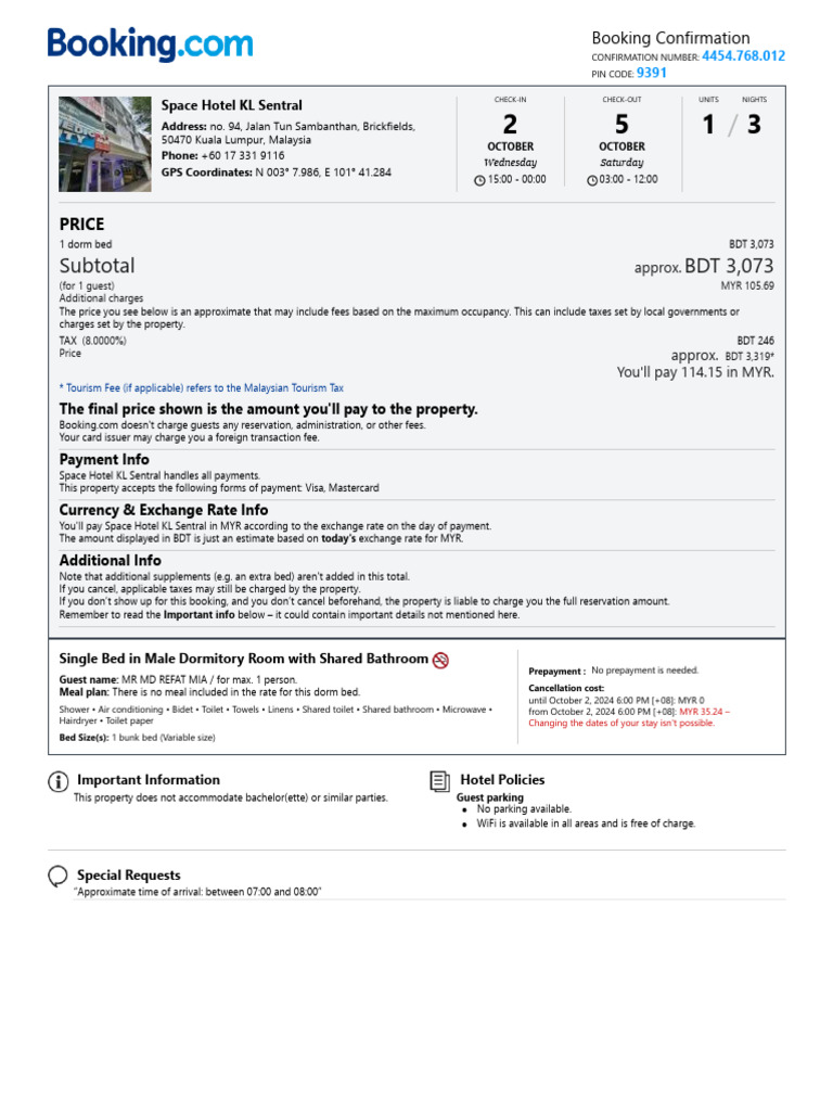 Confirmation | PDF
