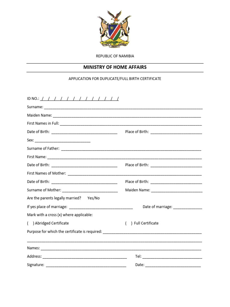 App For Duplicate or Full Birth Certificate | PDF | Wellness