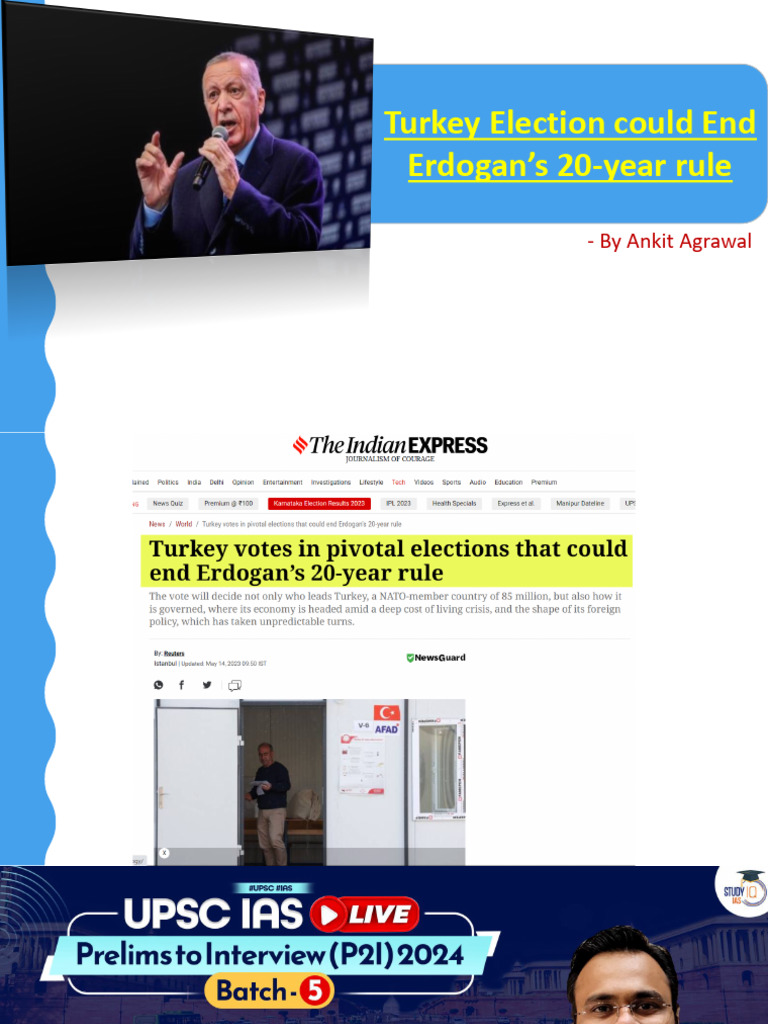 Turkey Election Could End Erdogan's 20-Year Rule | PDF