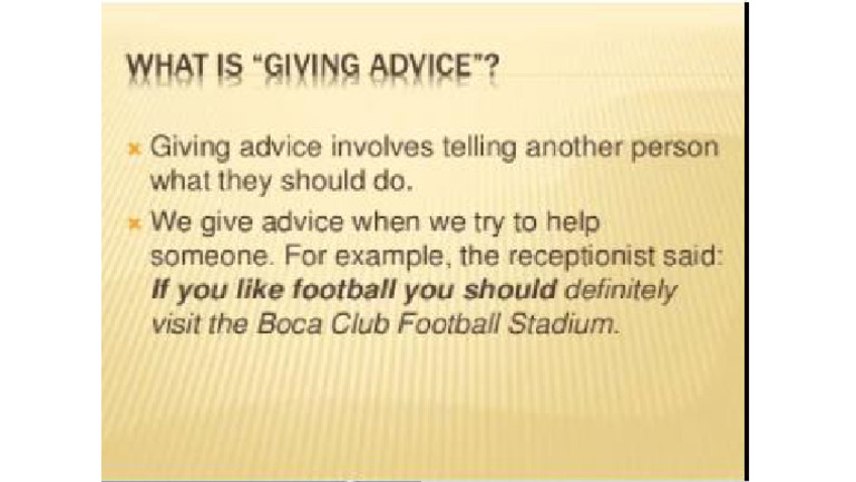 What's Giving Advice | PDF