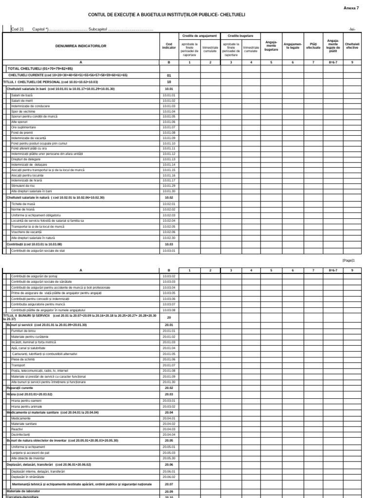 Anexa 7 | PDF