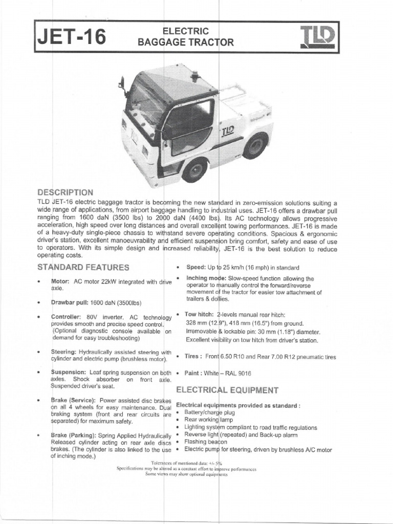 5988 - BT Jet 16 New Electric | PDF