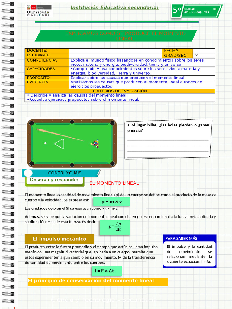 D-5º Act 4-Cyt-Und 4 | PDF
