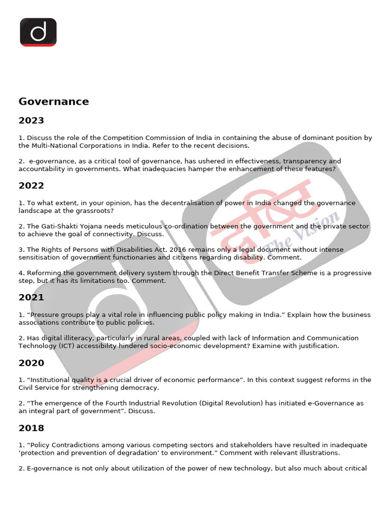 Governance | PDF
