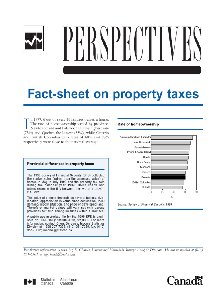 Fact-sheet on property taxes | PDF