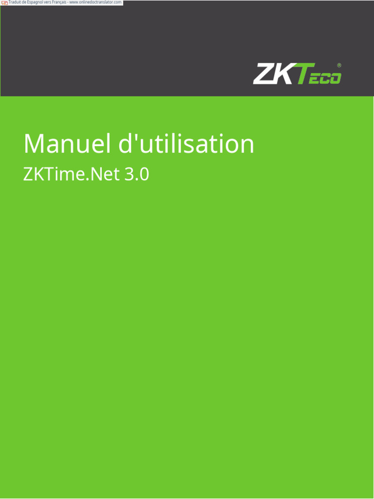 Manuel D'utilisation | PDF