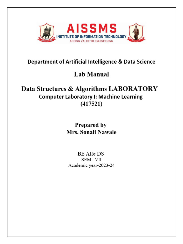 CL1 Lab Manual Student | PDF