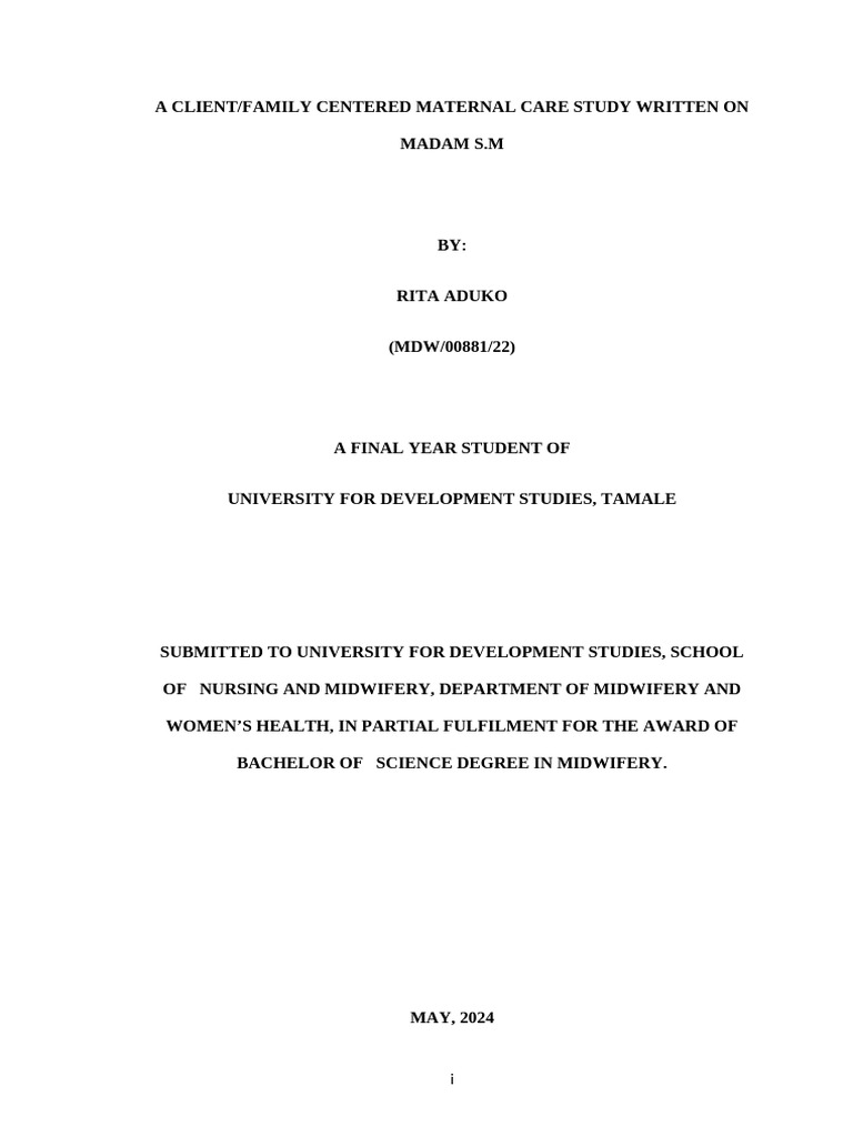 Rita_care study_completed work | PDF