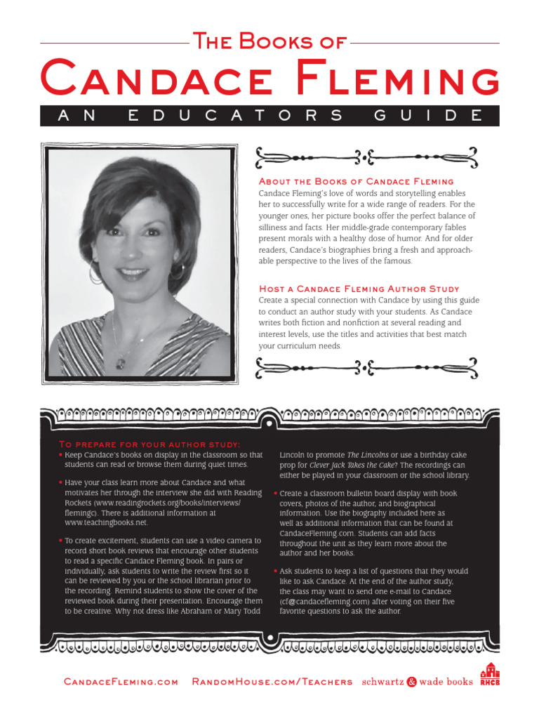 Candace Fleming Teaching Notes | PDF