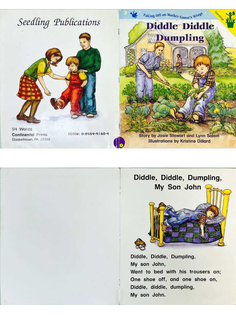 Diddle, Diddle, Dumpling | PDF