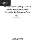 Pravopis Nastavni Listi 6 Razred | PDF