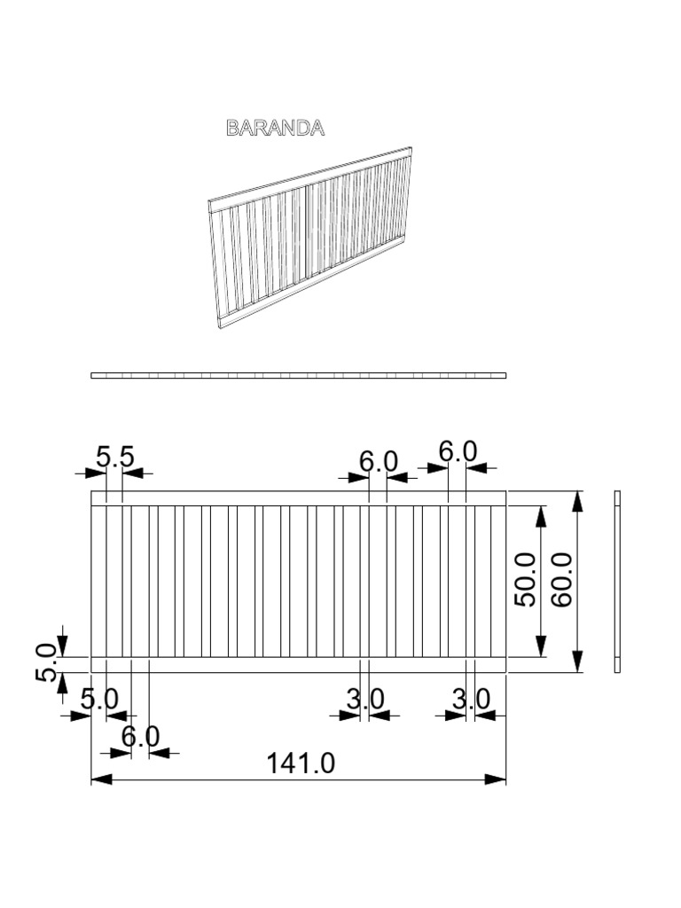 Cama Cuna Plano Baranda | PDF