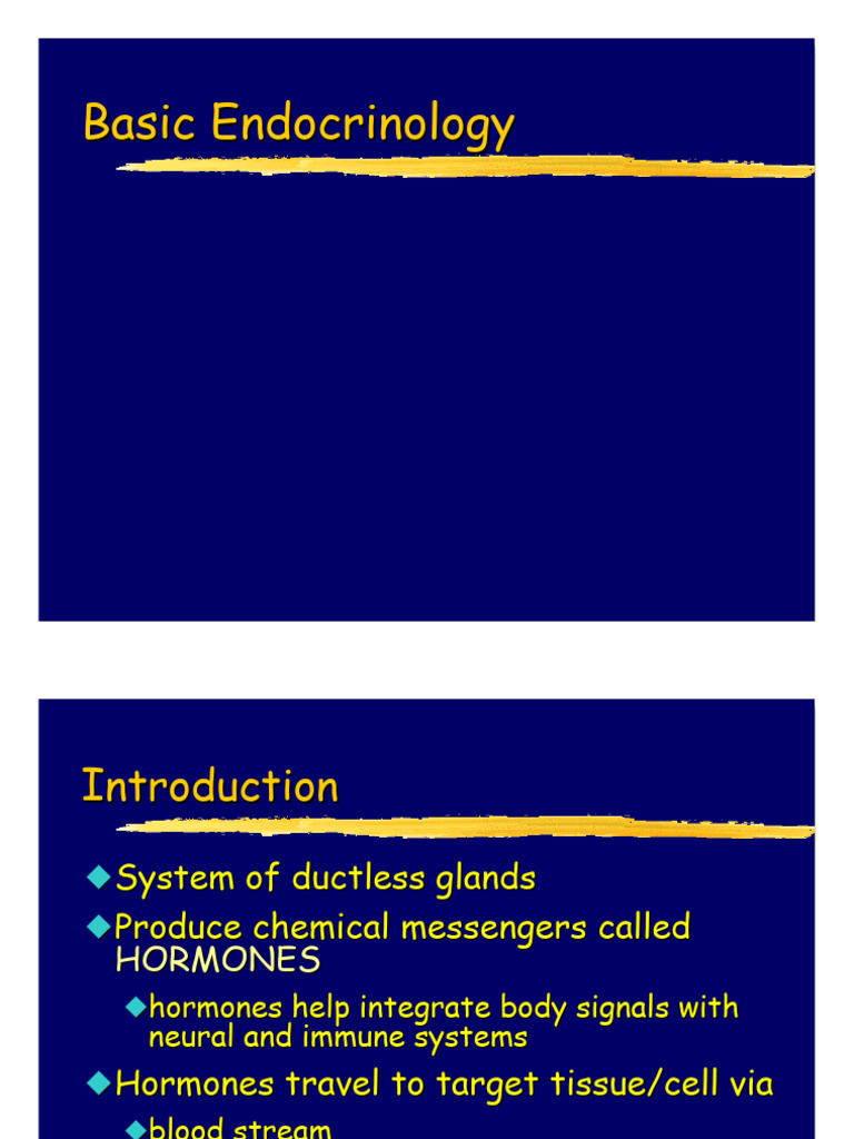 Endocrinology I 08 | PDF