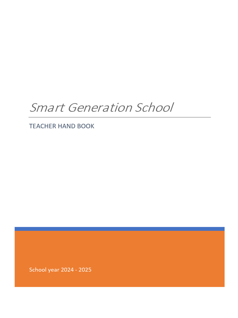 SGS teacher hand book (1) | PDF