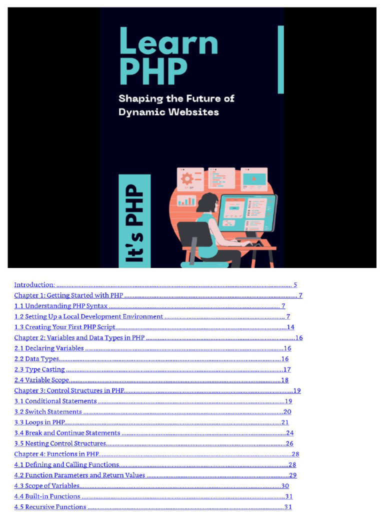 2507-Learn PHP Website Backend Development | PDF