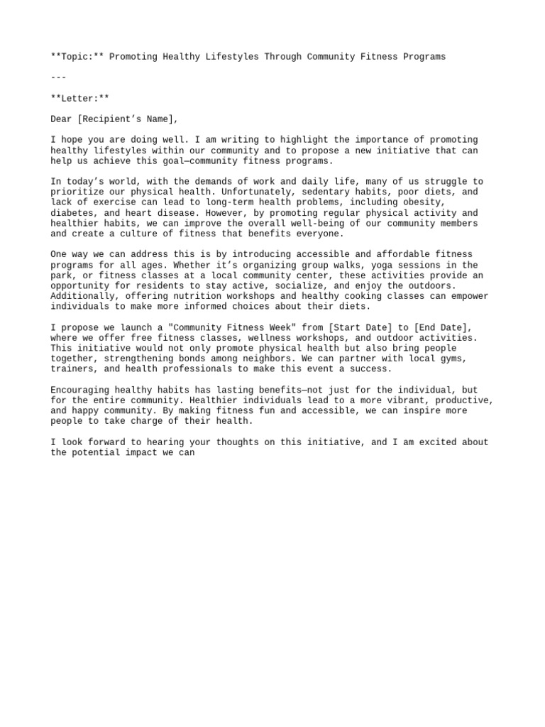 Letter | PDF
