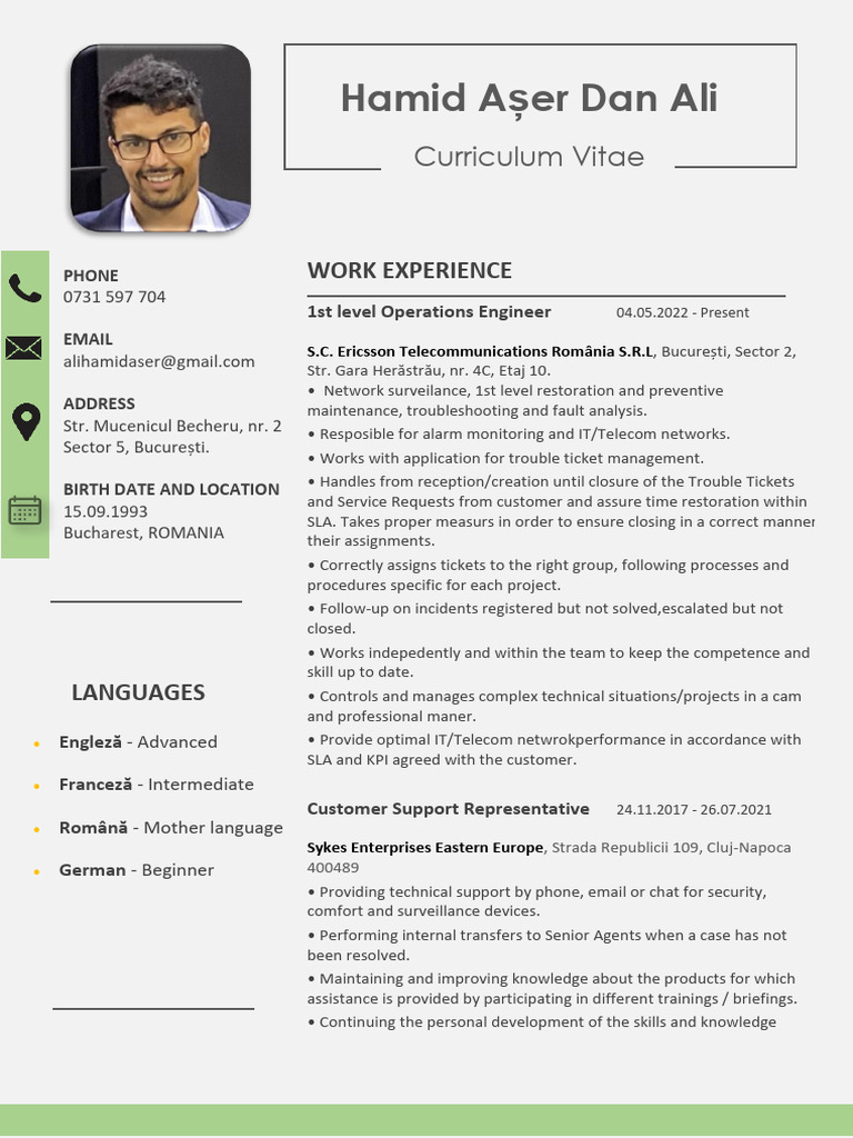 CV - Hamid Ali | PDF