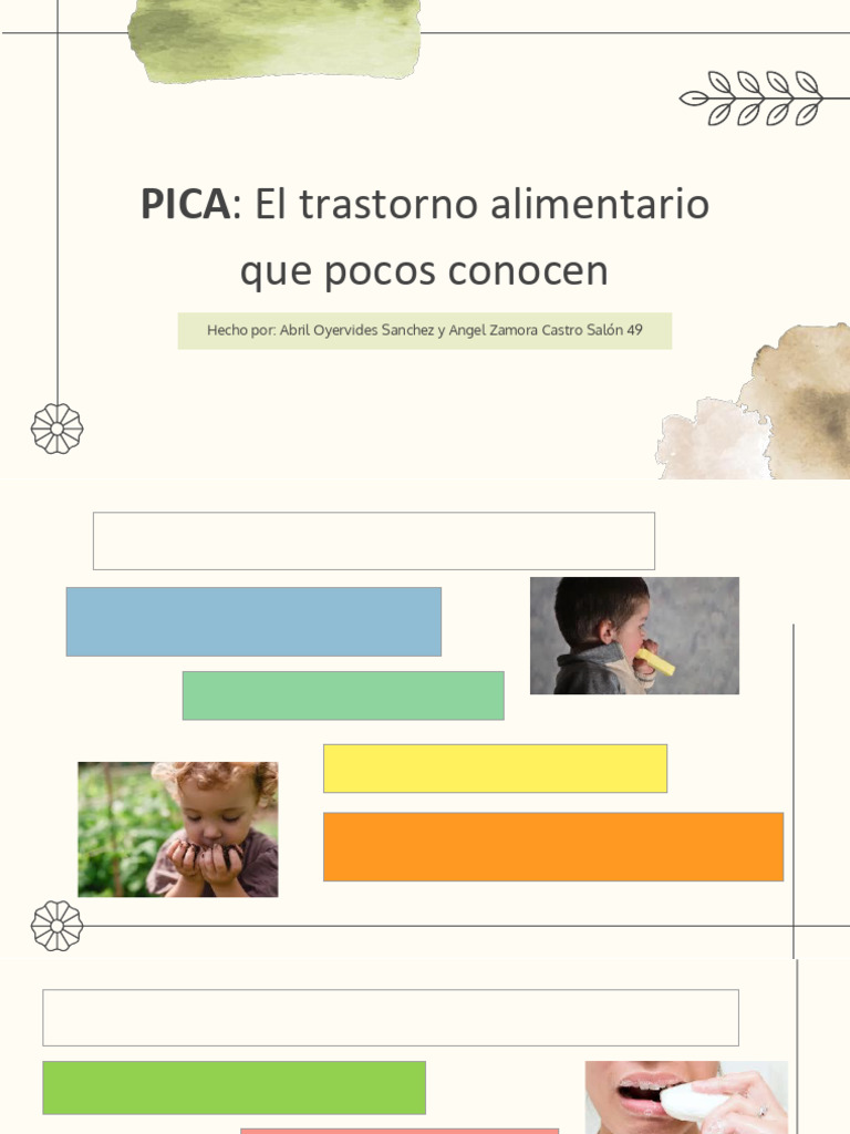 Presentación Psicología PICA Final | PDF