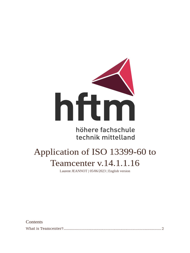 Application of ISO 13399-60 EN | PDF