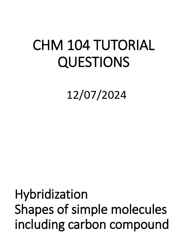 Tutorial Qs Part 271 | PDF