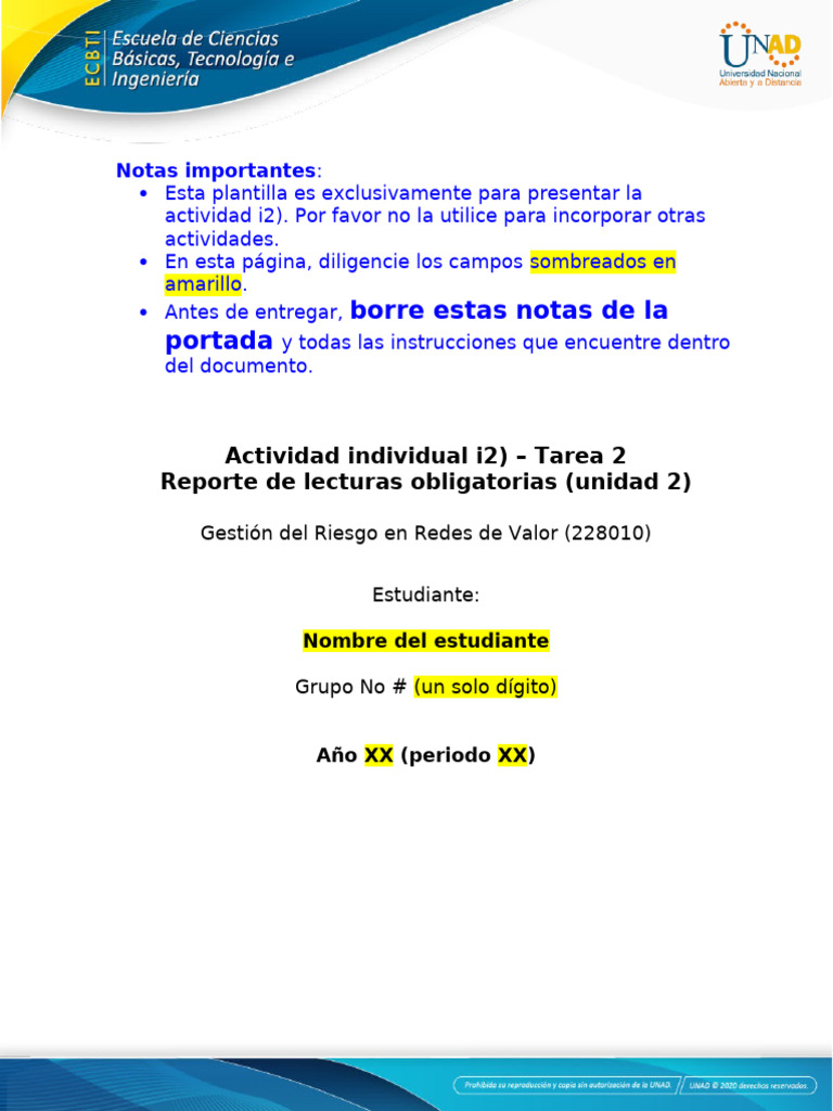 Anexo 3.2. Tarea 2 (U2). Plantilla actividad i2) | PDF