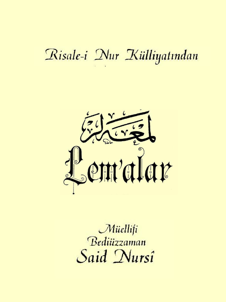 Lem'alar Ki̇tab | PDF