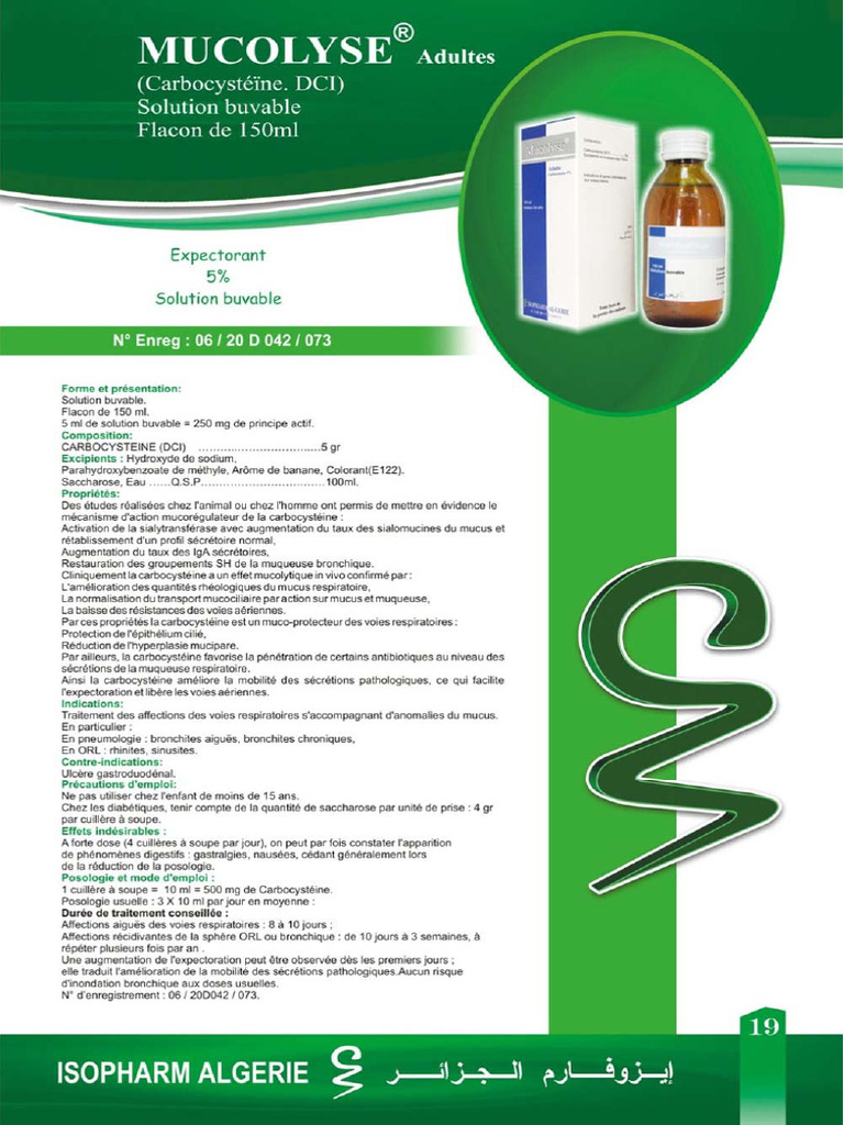 Notice MUCOLYSE | PDF