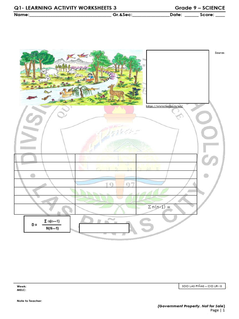 Q1 G9 Science Law 3 | PDF