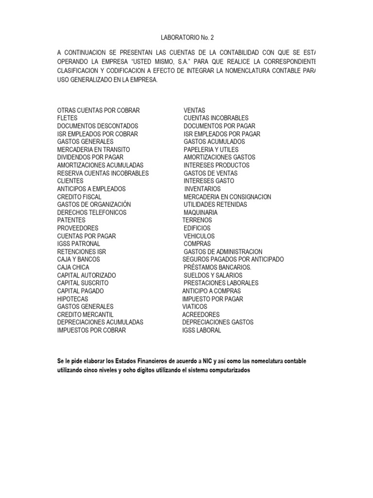 Laboratorios 2-9 | PDF