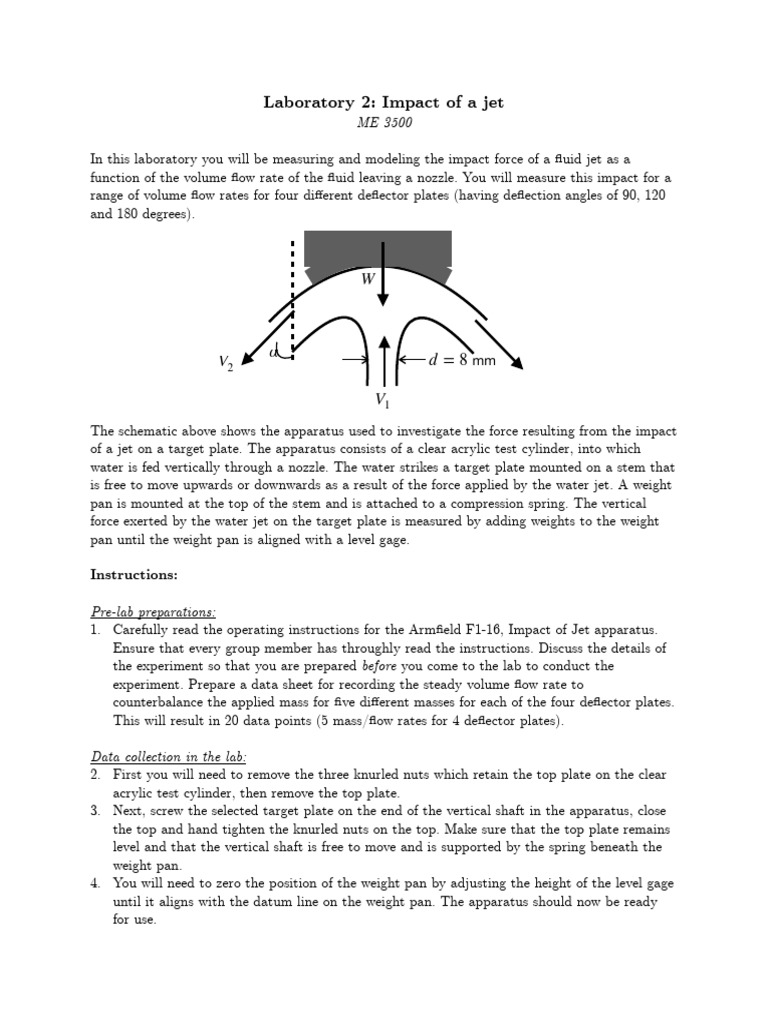 Impact of A Jet Test | PDF