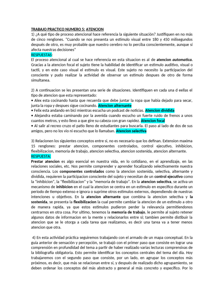 tp5 ATENCION, Introduccion. (1) | PDF