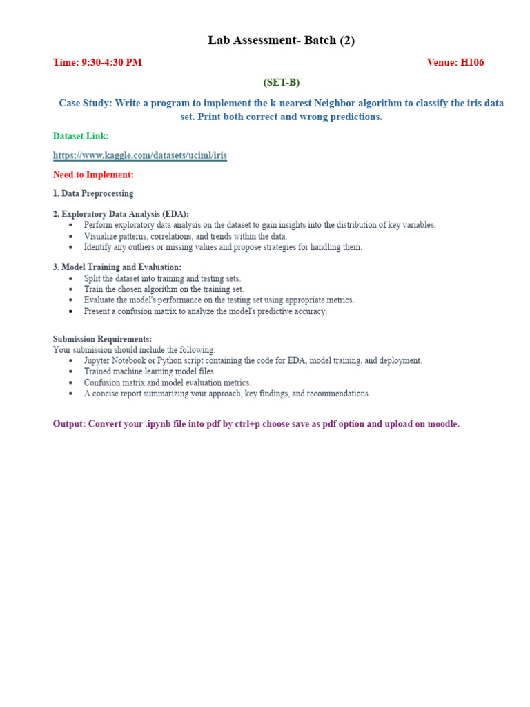 External - Lab Assessment - Batch 2 | PDF