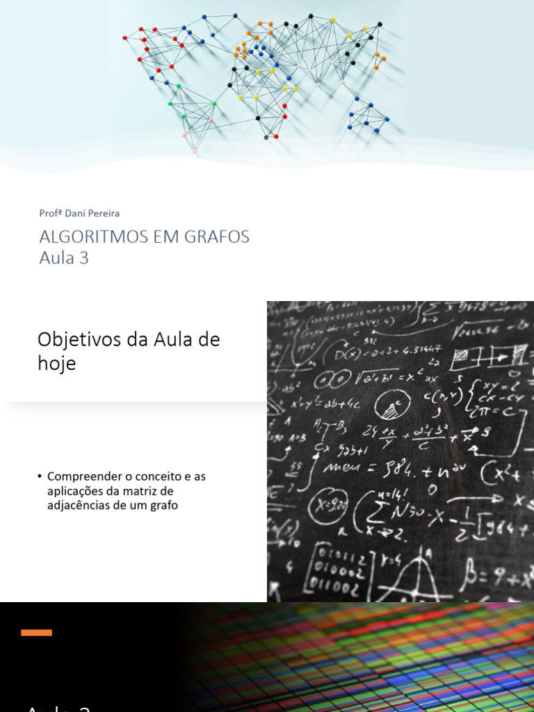 Aula 3 - Algoritmos em Grafos | PDF | Métodos e Materiais de Ensino
