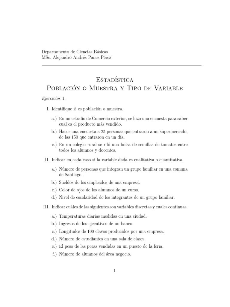 Guia de Tipo de Variable | PDF