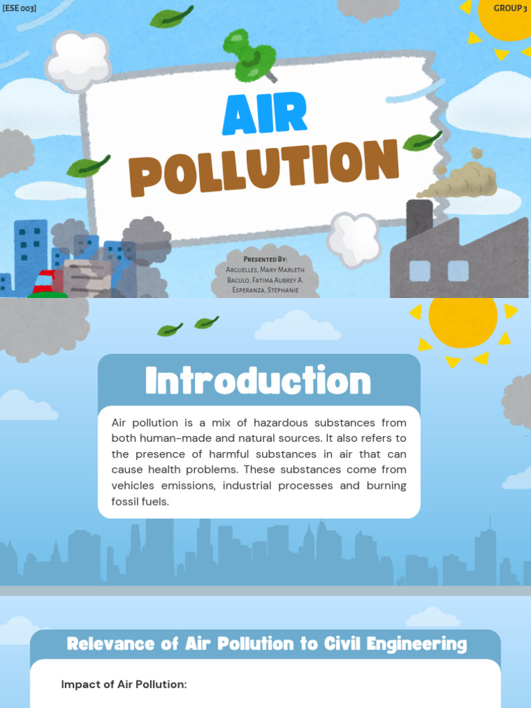 ESEG3 Air Pollution Reporting | PDF